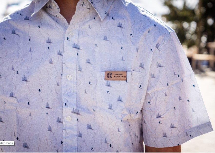 Jack and Sage Pow Turns Camp Shirt | Copper Collection